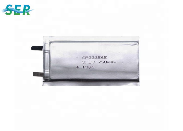 Bateria ultra fina ativa 3.0V 750mAh CP223565 Li da energia - MnO2 para ...